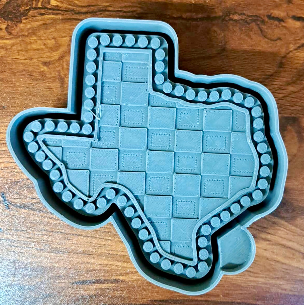 Texas Checkered Mold – Lazy Day Crafts