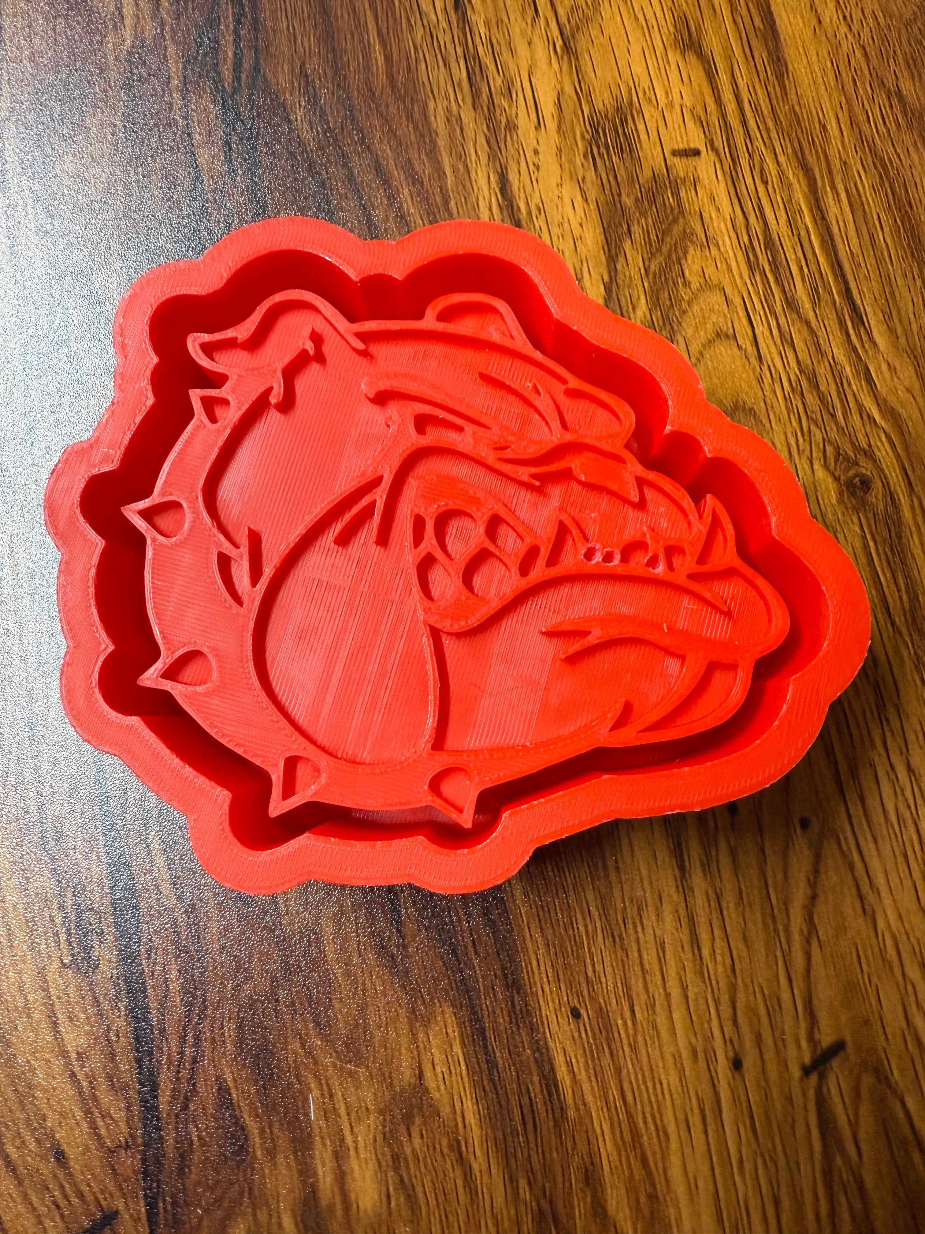 Mascot Bulldog Head Mold – Lazy Day Crafts