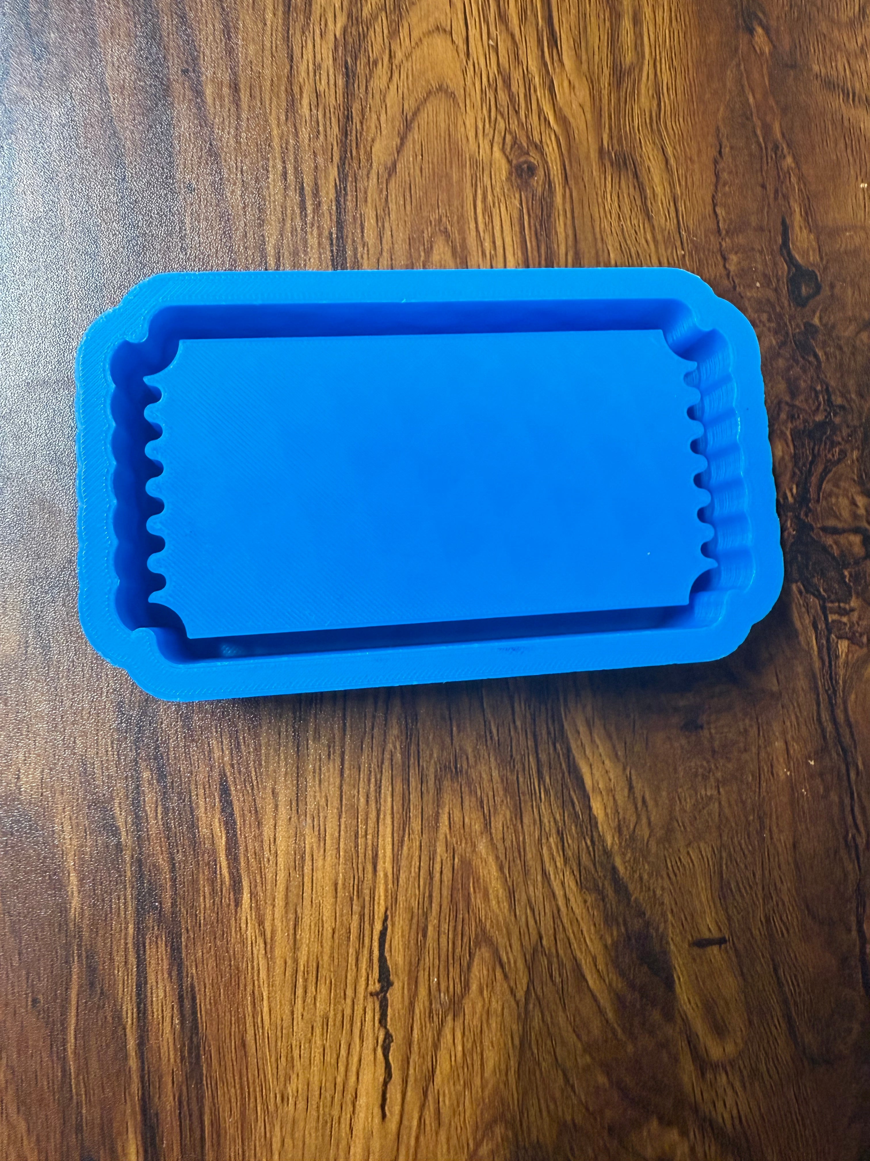 Blank Ticket Mold – Lazy Day Crafts